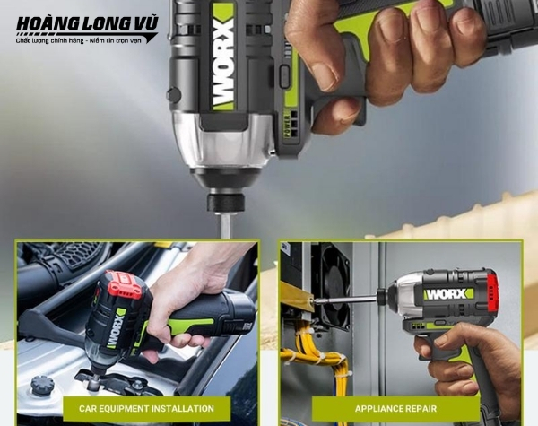 Máy vặn vít dùng pin 12V Worx WU132 (Thân máy)